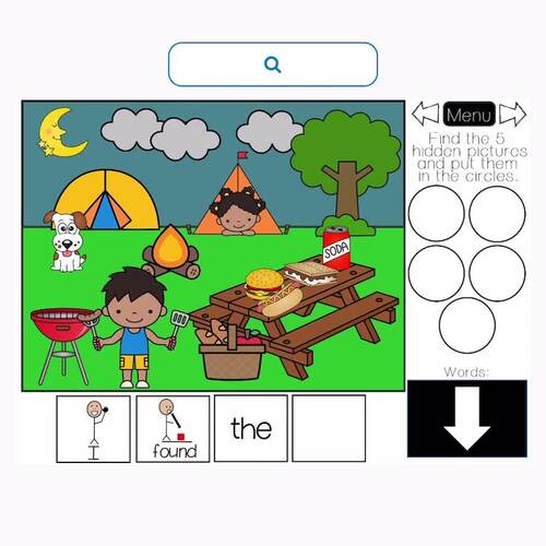 Summer Hidden Picture Scenes Articulation | Boom Cards forSpeech