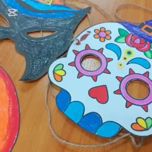 The Mask Craft /Dia De Los Muertos /Halloween Day by Fun Every Day