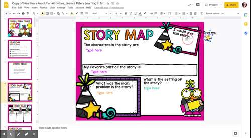 New Year 2025 Activities | Squirrel's New Years Resolution | MLK Jr. Day