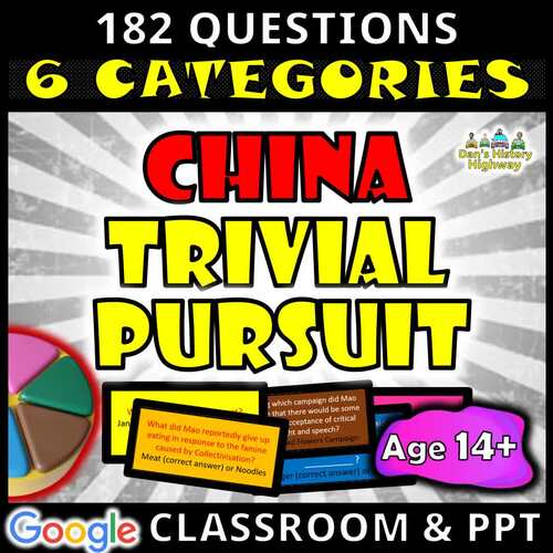 C20th China Trivial Pursuit Revision | 160+ History Questions ...