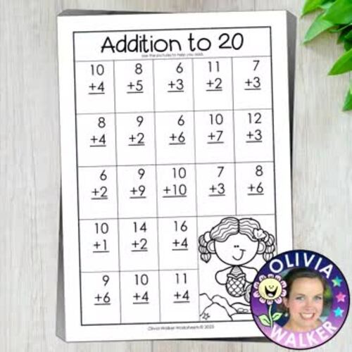 Mermaid Math - Grade One Themed Maths Made for my little girl by Olivia ...