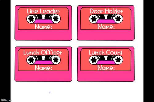 90's Western Disco Classroom Jobs Display by Julia's Colorful Classroom