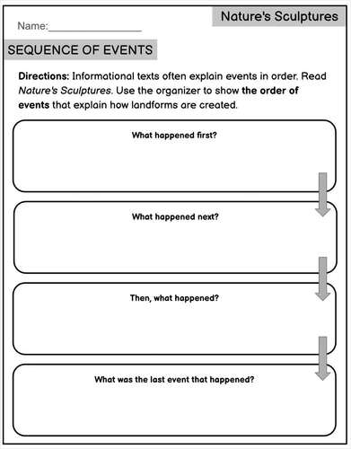 Nature's Sculptures Level M | HMH Leveled Reader Companion | 3rd Grade ...