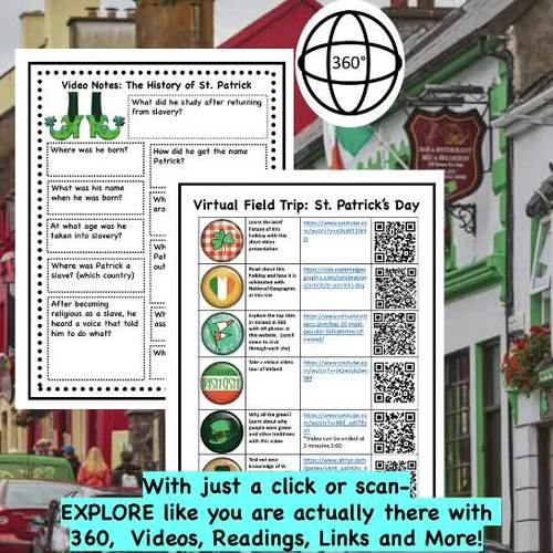 St Patricks Day History and Traditions Virtual Field Trip by TeachWithBri