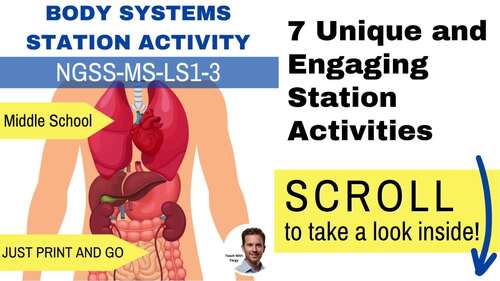 Body Systems Stations Middle School | Circulatory, Nervous, Muscular ...