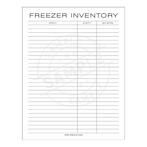 Kitchen Inventory Bundle | 5 Page Printable PDF for Pantry & Supplies