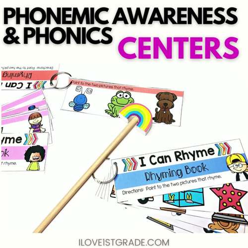 Phonics Centers and Phonemic Awareness Centers Bundle | TPT