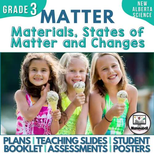 MATTER-Materials, States of Matter, Changes: Gr 3 Alberta New Science ...