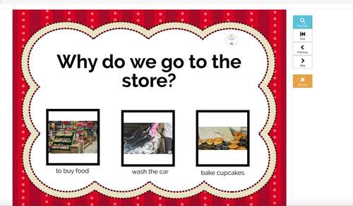 When & Why Questions with Real Life Pictures- Boom Cards | TPT