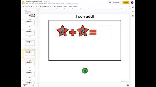 Addition + Subtraction Digital Basics for Special Ed | Distance Learning