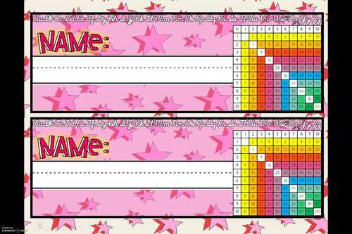 90's Western Disco Name Plates by Julia's Colorful Classroom | TPT