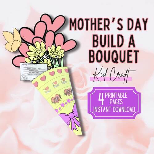 Mothers Day Craft | Valentine's Day Craft | Kids Coloring | Heart Craft ...