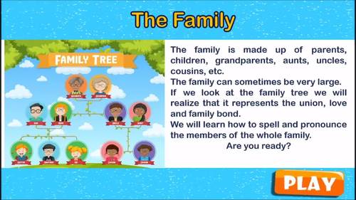 Game: Family Members (Wheel) by Miviq | TPT