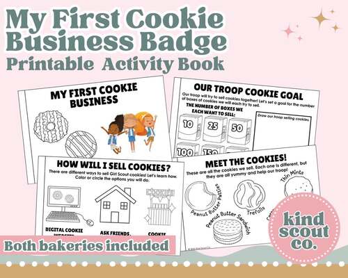 My First Cookie Business Daisy Badge Patch Activities | Girl Scout ...
