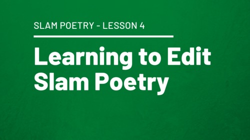 b) Editing Slam Poetry Grade 4 L04 by Slam Poetry in Schools | TPT
