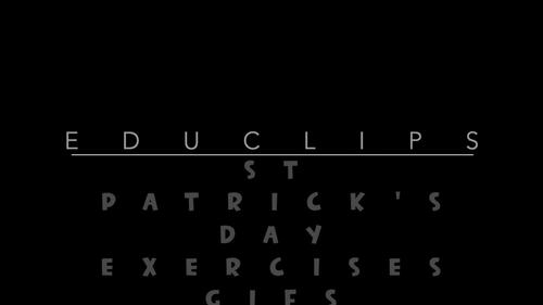 GIFs - St Patrick's Day Exercises - Animated Images - {Educlips} by ...