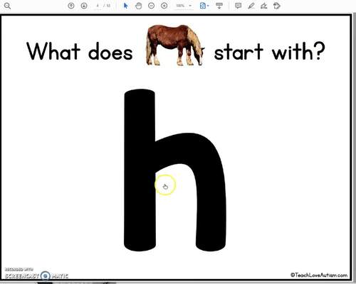 Errorless Beginning Letter Sounds Digital Task Cards | Phonics Boom Cards