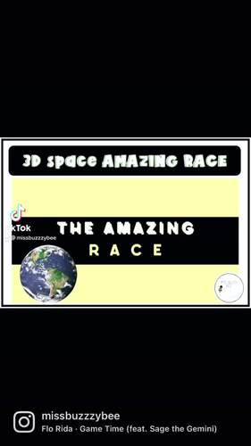 GOOGLE EARTH 3D Space AMAZING RACE- interactive powerpoint by Miss ...