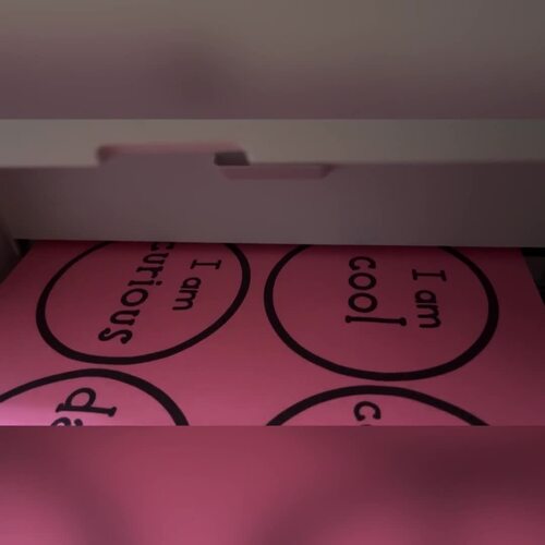 Affirmation Station, Black and White Classroom Decor by Growing In Wonder