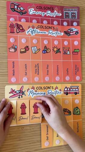 Editable Visual Schedule for Special Education & Autism – Daily Routine ...