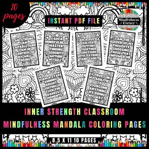 Inner Strength Classroom: Mental Wellness Affirmations and Emotional ...