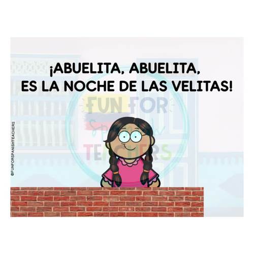 Spanish Christmas Tradition Story: Abuelita, ¡Es La Noche de las Velitas