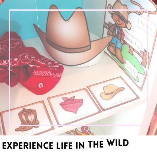 Cowboy Ranch Dramatic Play - Wild West Dramatic Play by Turner Tots