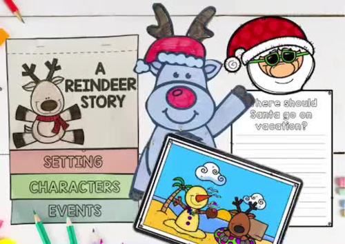 Christmas Stories Reading Comprehension and Gingerbread man writing ...