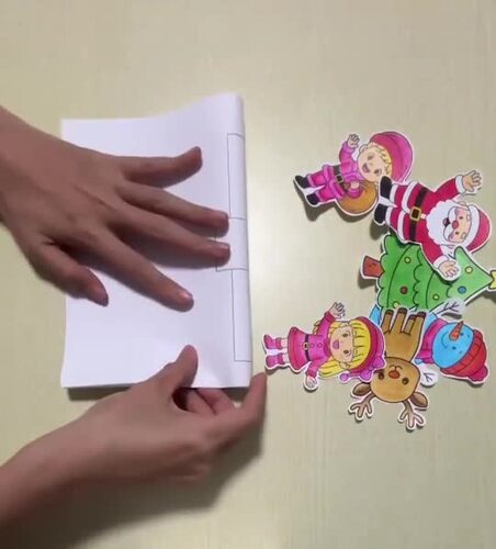 Christmas Winter Santa’s Workshop 3D Pop-Up Craft & Coloring Activity ...