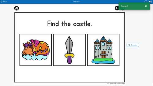 Fairy Tale Build a Scene Preschool Speech Language Activities Boom Cards