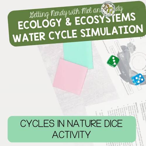 Ecology | Ecosystems | Cycles in Nature | Water Cycle Dice Simulation Game