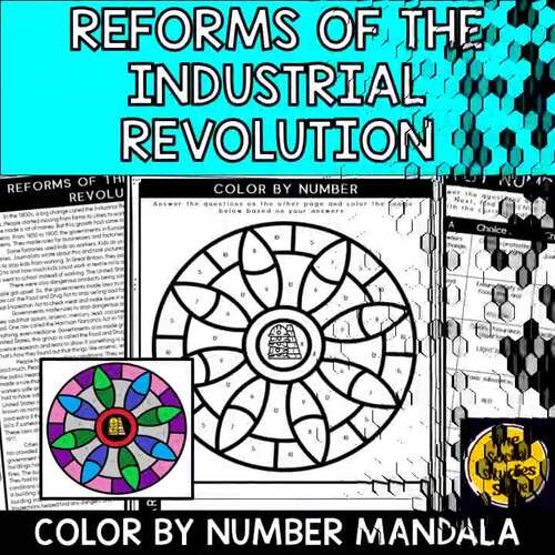 Reforms of the Industrial Revolution Color by Number Reading Comprehension