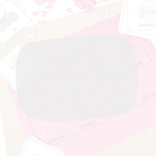 Preschool Speech Therapy Summer Spatial Concepts Printable Activities