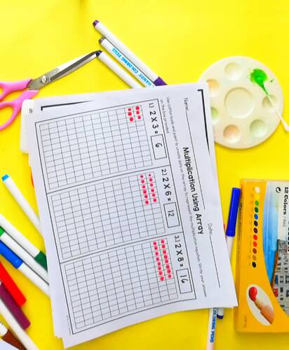 Multiplication 2 Times Table Worksheet by The Joy in Teaching | TPT
