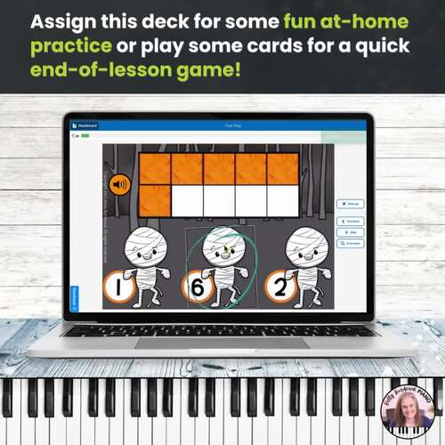 Halloween Counting with Ten Frames BOOM™ Cards - Numbers 1-10 for ...