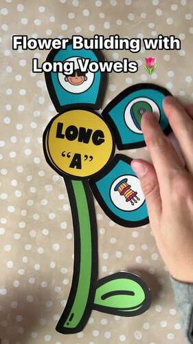 Long Vowel Sounds | Spring Activities | Phonics Practice | Literacy Centers