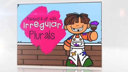 Irregular Plural Nouns Spelling Word Study Unit by Resource to Desk
