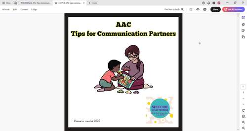 AAC Tips for Communication Partners by Speechie Chatterbox | TPT