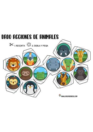 SPANISH ANIMALS DESCRIPTION WORKSHEETS AND GAMES FOR KIDS - SPANISH ...
