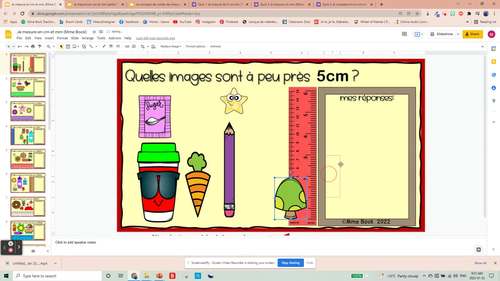 BUNDLE: La mesure Google Slides™ + 3 quiz by Mme Bock | TPT