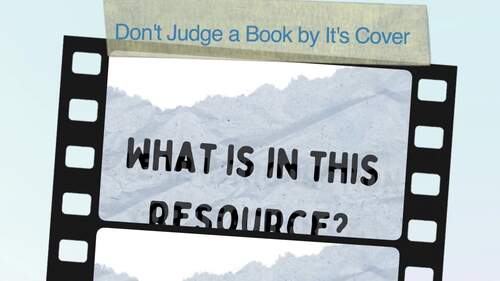 Book Cover Analysis and Design - Student-focused Worksheets 3-5 Lesson ...