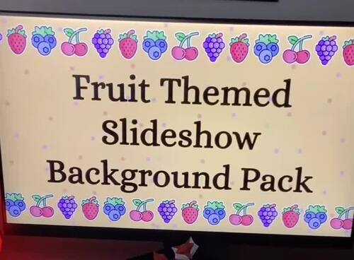 Fruit Slideshow Backgrounds (PPT & Google Slides templates) | TPT