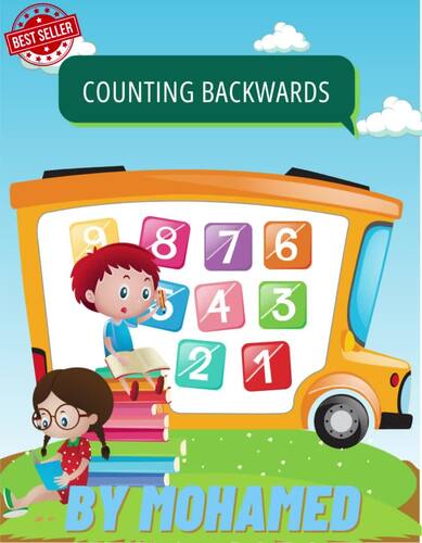 Counting Backwards backward counting for kids. | TPT