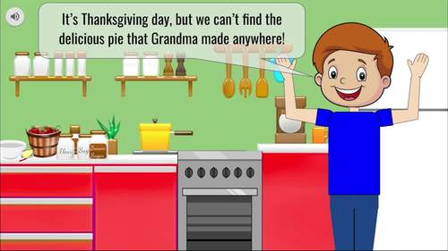 Thanksgiving Virtual Escape Room Style Music Game- Treble Clef | TpT