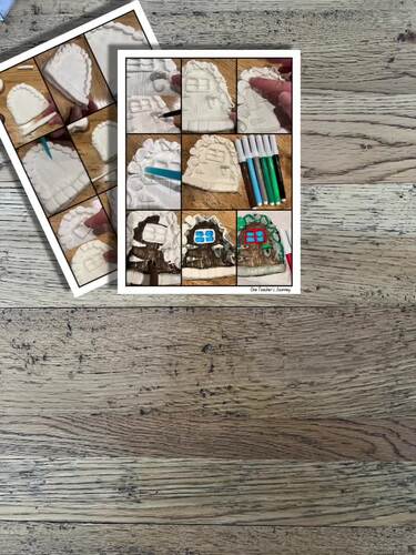 Fairy Doors MODEL MAGIC Sculpture Art Activity Visual Guide for CLAY Skills