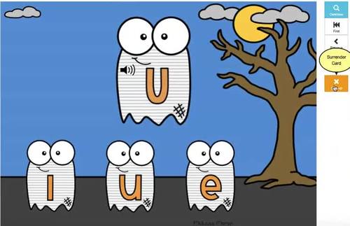 Halloween Letter Recognition for BOOM Learning™ Digital Task Cards