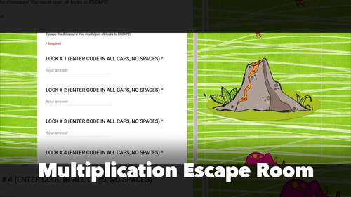 Multiplication Digital Escape Room by Kristin Kennedy | TPT