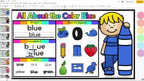 Colors (Google Slides, Seesaw - Distance Learning) | TpT