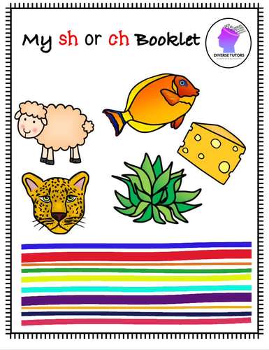 Digraph sh or ch sound by Diverse Tutors | TPT