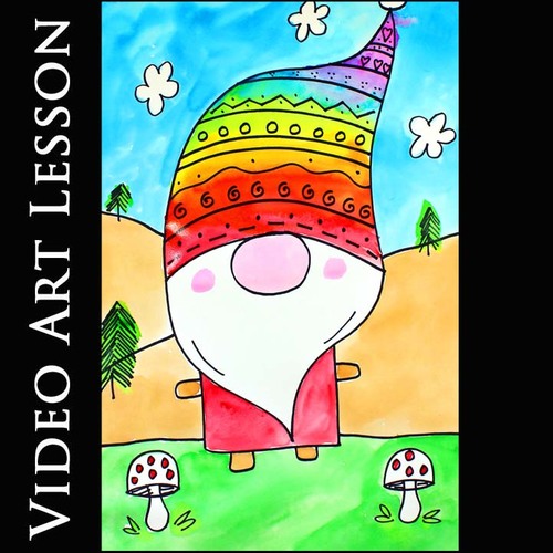 Spring Video Drawing & Painting How to Draw & Watercolor Paint a ...